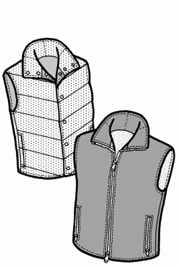 112 – Kid's Santiam Reversible Vest Pattern – The Green Pepper